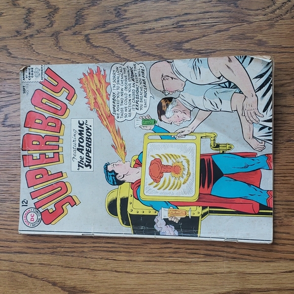 Other | Vintage 6s Superboy No 115 The Atomic Superboy Dc Comics Comic ...